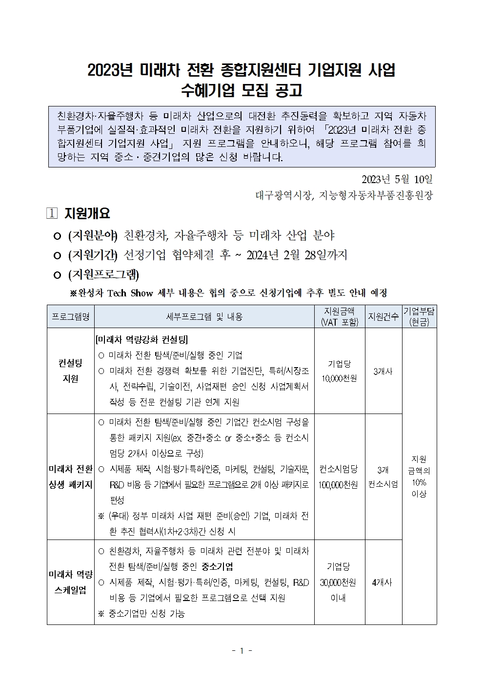지능형자동차부품진흥원